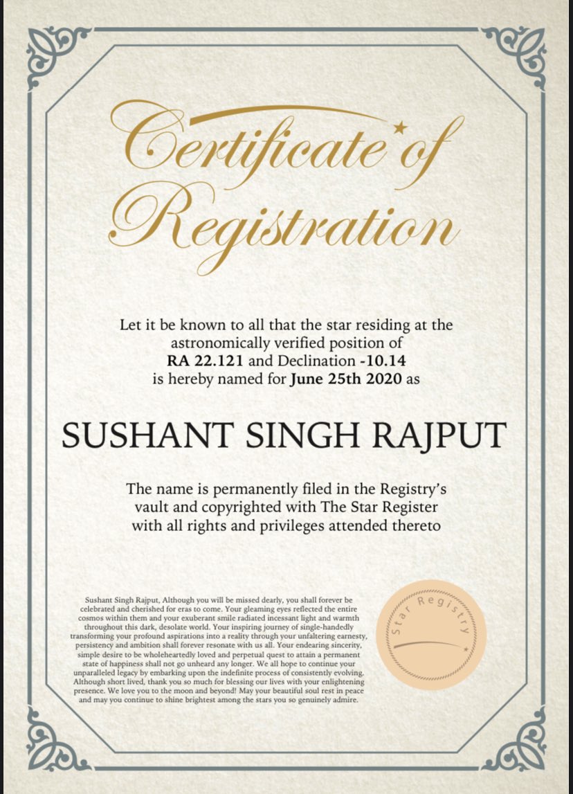 Has a girl name Raksha really bought a star in the sky named Sushant ...